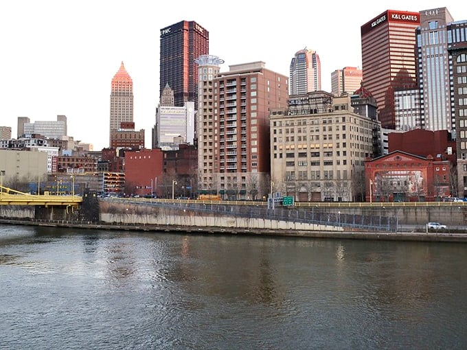 Pittsburgh's rivers reflect a skyline that proves big-city retirement dreams can fit modest monthly budgets.