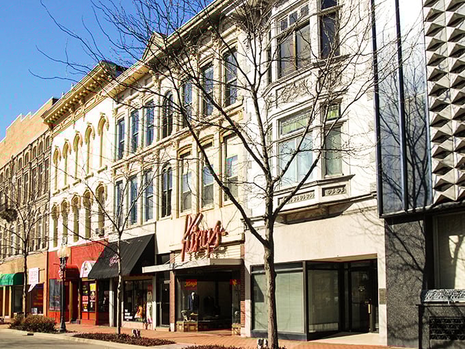 Richmond's restored downtown buildings showcase the beauty that emerges when communities invest in their heritage. 