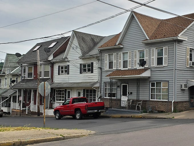 Row houses line up like old friends, offering affordable homes with genuine community spirit.