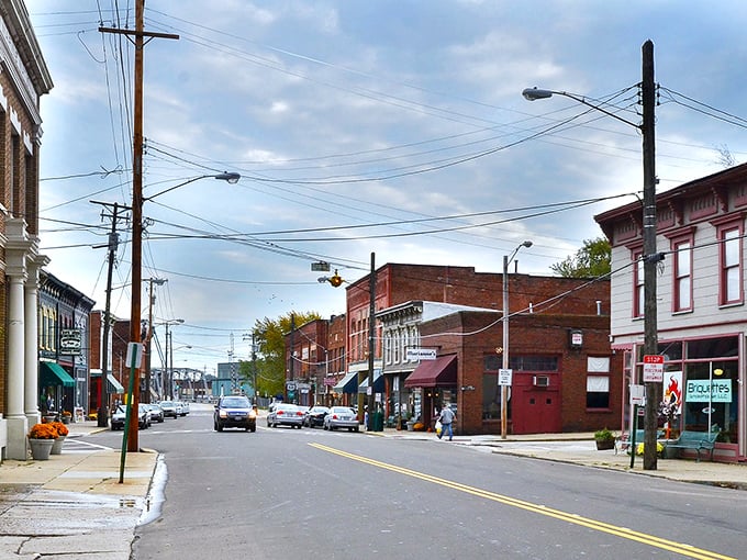 Classic storefronts create Ashtabula's downtown corridor, proving that character and affordability make excellent business partners together.