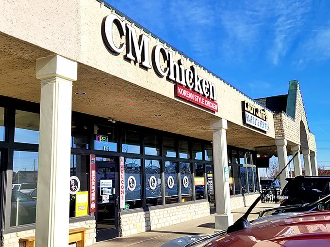 Sleek storefront, serious chicken game - this modern approach to fried chicken brings something special to Columbus.
