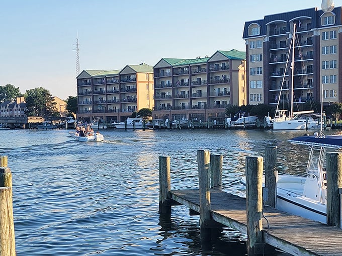 Waterfront benches in Cambridge invite retirees to sit a spell without spending a fortune.