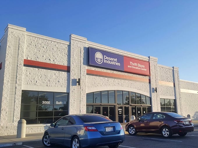 This Sacramento location proves that secondhand doesn't mean second-rate—just look at that pristine exterior.