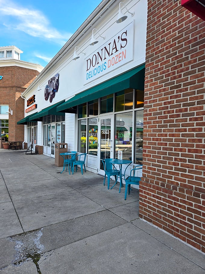 That welcoming storefront promises the kind of personal service where your favorite dozen is remembered and your morning brightened.