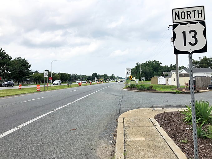 Route 13 through Felton: where the journey becomes more interesting than the destination. 