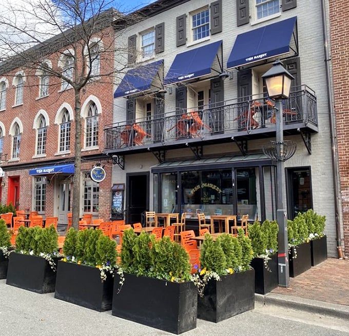 Behind that classic brick facade and understated signage lies seafood so fresh it might still be checking its watch.