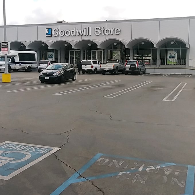 Industrial chic meets thrifting paradise—where else can forty bucks feel like winning the lottery? 