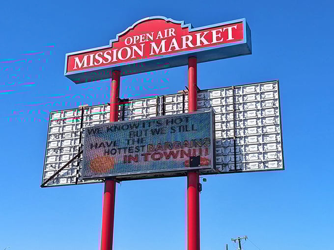 Mission Market's vintage train car seating area proves that style and comfort go hand-in-hand here.