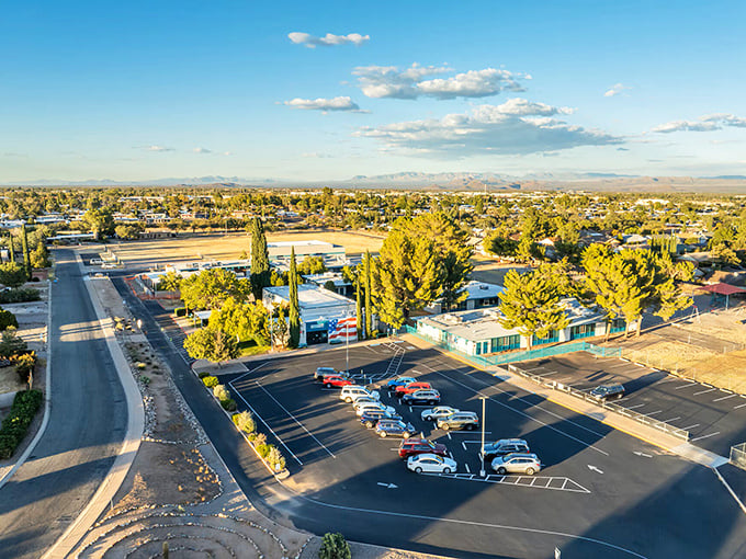 These tree-lined streets in Sierra Vista prove that mountain living doesn't require mountain-sized bank accounts to enjoy.