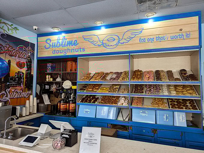 That "Got one that's worth it" motto captures the eternal donut lover's optimistic philosophy.