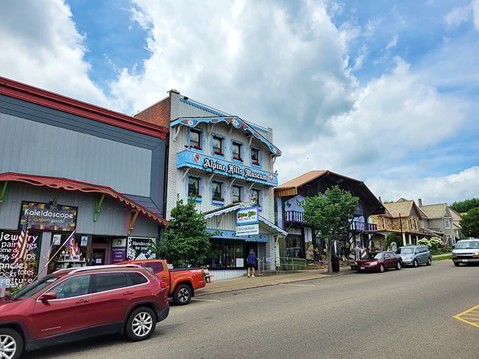 Sugarcreek's Swiss-inspired architecture feels like stumbling into European fairy tale without crossing any ocean borders.