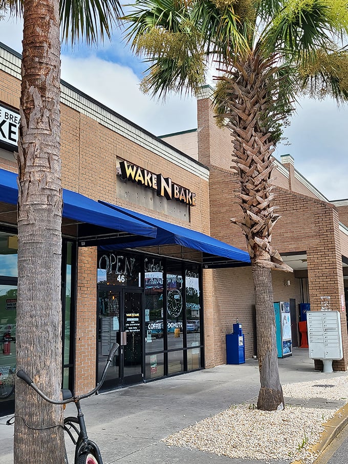 Palm trees and fresh donuts - because paradise definitely includes the perfect start to any coastal morning.