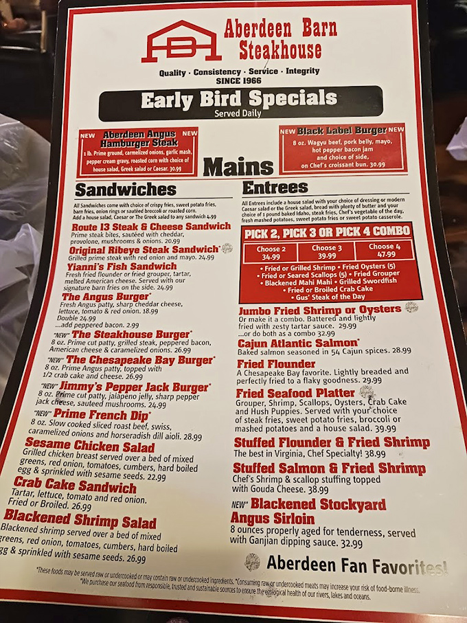 This menu isn't just a list of options—it's a roadmap to culinary bliss where "Fan Favorites" have earned their status through decades of delighted sighs.