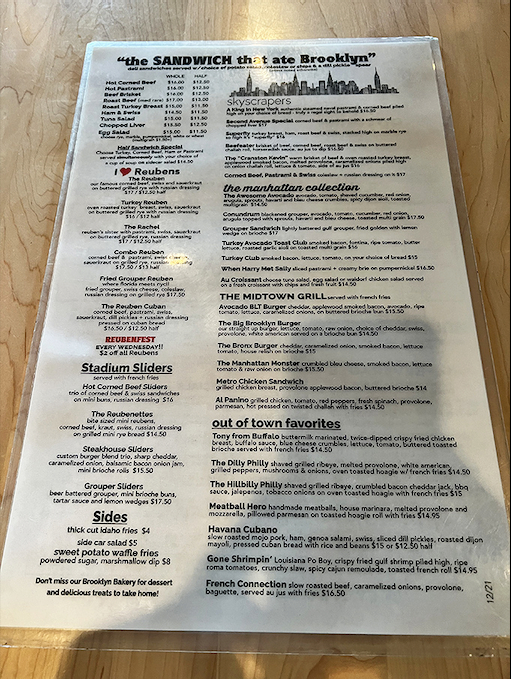 The menu reads like a love letter to New York deli culture – each item a character in the delicious story Lucky Dill tells with every bite.
