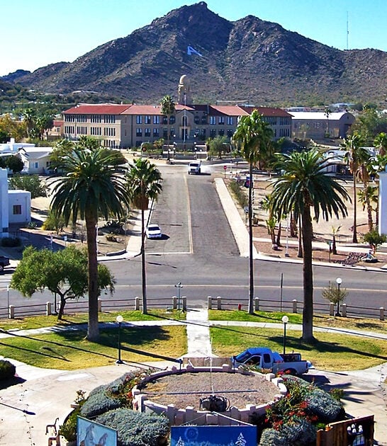 postcard desert arizona town ftr