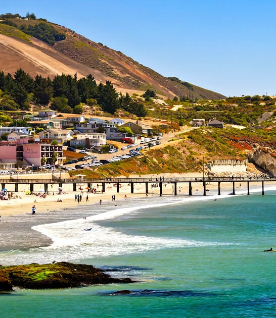 town california postcard beach ftr