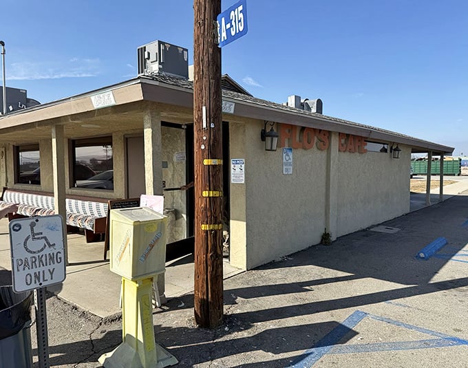 The plain exterior of Flo’s Airport Café hides what fancy restaurants can’t offer—honest comfort food served with zero pretension.