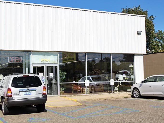 Don’t let Legacy Thrift’s unassuming facade fool you—step inside, and you’ll find a treasure trove worthy of its own storybook.