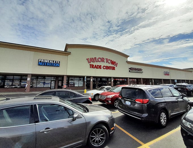 A bustling parking lot hints at the treasures within – Michigan's deal-seekers know where to find their weekend thrill.