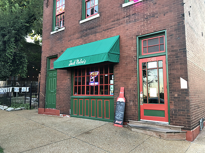 That iconic green awning and red-trimmed windows aren't just charming architectural details—they're nature's way of saying "burger nirvana straight ahead."