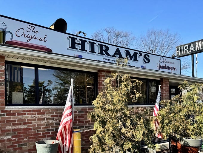 That classic roadside charm never goes out of style, especially when it houses culinary treasures like Hiram's.