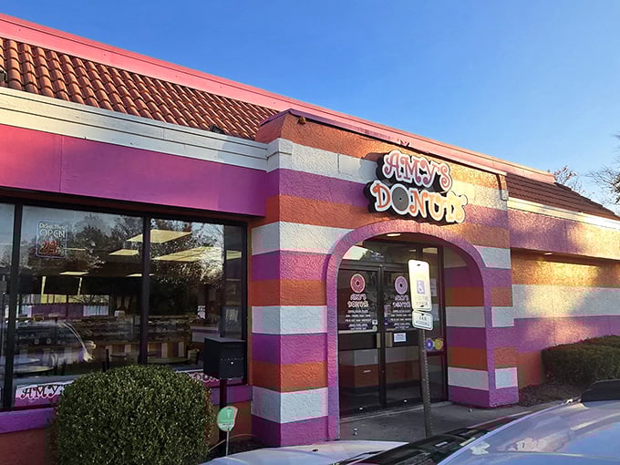 Like a sunset designed by Willy Wonka, Amy's vibrant exterior stands out in Columbus like a beacon for the sweet-toothed pilgrim.