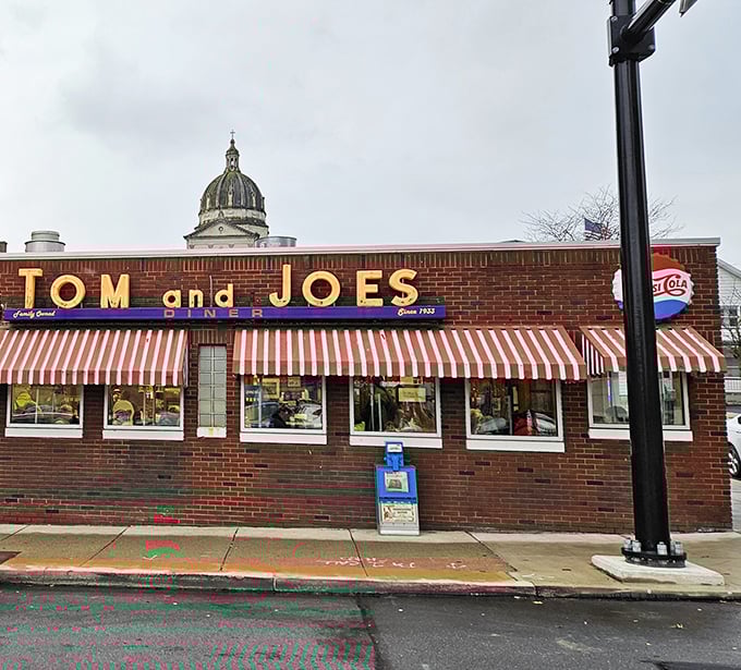 Where Altoona's history meets breakfast perfection. The charming brick exterior with its vintage signage stands proudly against Pennsylvania's changing skyline.