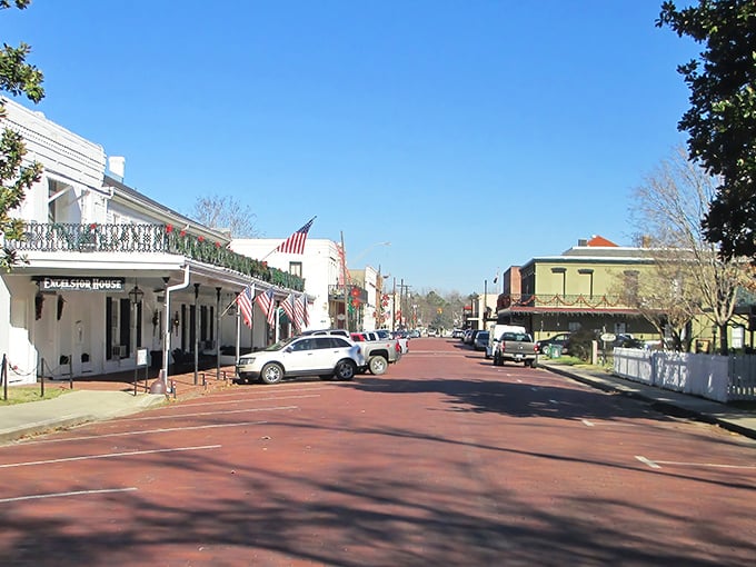 Jefferson's historic main street – where brick roads and vintage architecture tell you modern life can wait while you soak in some 19th-century charm.