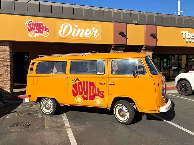 That sunshine-yellow VW bus isn't just Instagram bait—it's a rolling ambassador for the joy waiting inside this Phoenix gem.