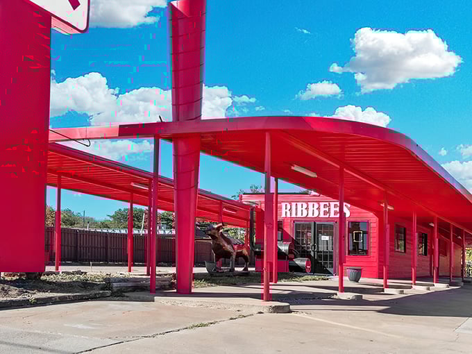 That red exterior isn't asking for your attention—it's demanding it, and honestly, you should listen.