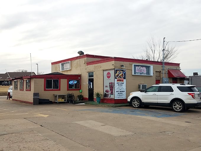 Leo's BBQ sits unassuming on Oklahoma City streets, proving great barbecue doesn't need fancy facades.