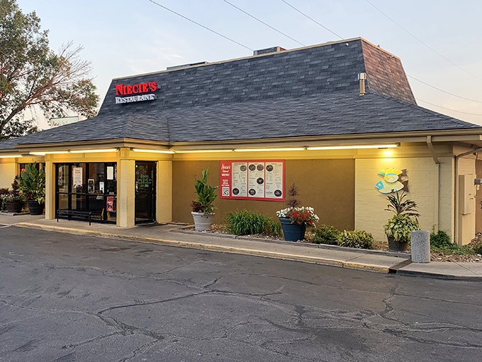 Niecie's modest yellow exterior hides culinary treasures within, like a delicious secret Kansas City has been keeping from the rest of us.