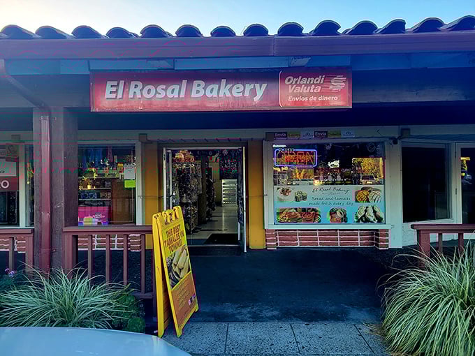 The unassuming yellow storefront of El Rosal promises treasures within, like finding the door to Narnia in a wardrobe – but with better snacks.