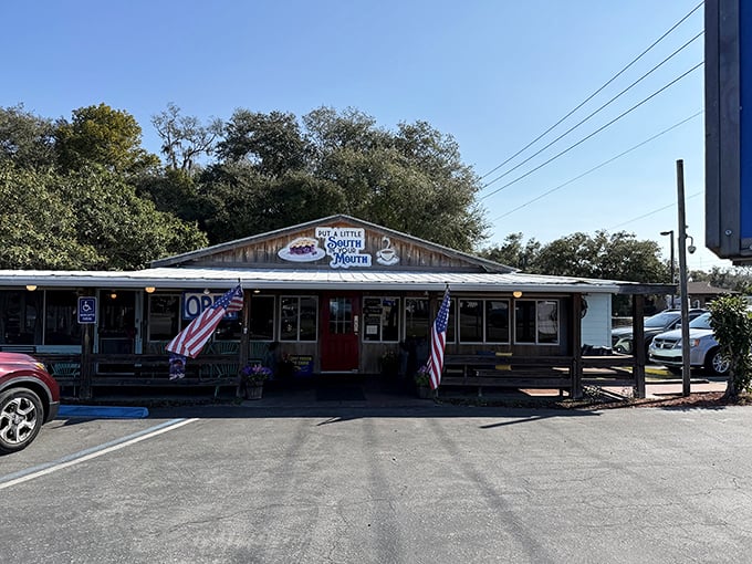 The Front Porch's humble exterior belies the culinary treasures within—like finding a Michelin-starred chef cooking in your neighbor's garage.