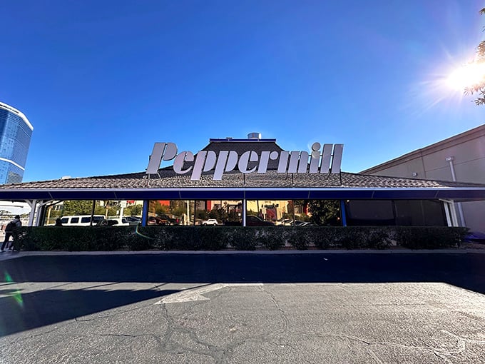 That modest exterior hides Nevada's breakfast treasure - sometimes the best culinary adventures begin with the most unassuming storefronts.