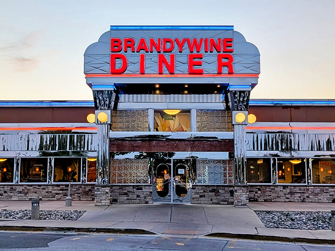 That iconic neon sign glowing against the twilight sky isn't just advertising breakfast—it's broadcasting a promise of comfort that Delaware residents have trusted for generations.