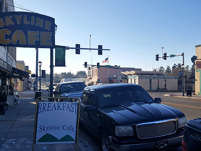 That classic blue and yellow sign has guided hungry travelers to breakfast nirvana for generations of Arkansans.
