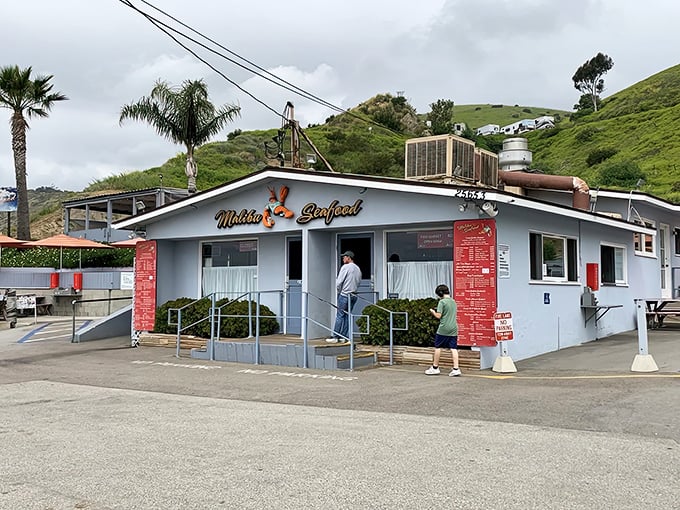 Even on cloudy days, Malibu Seafood shines like a beacon for seafood lovers—a humble palace where the Pacific meets your plate.