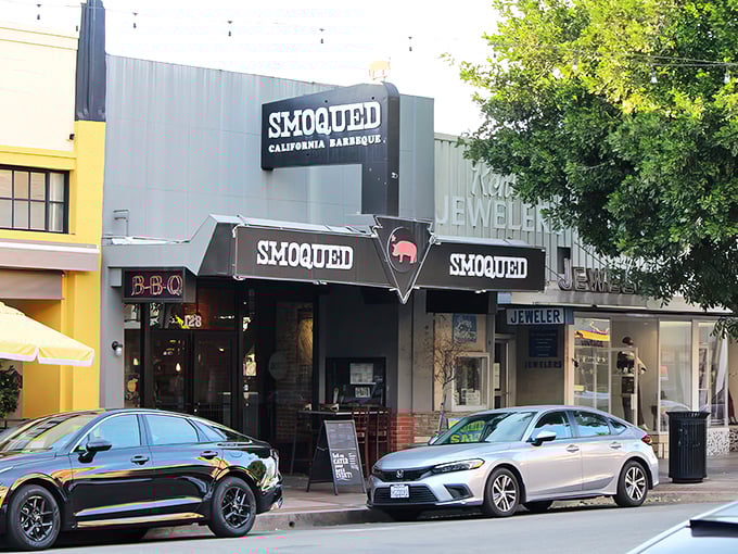 The unassuming storefront in Old Towne Orange hides culinary greatness like Clark Kent's glasses hide Superman.