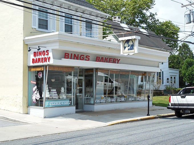 The iconic red lettering of Bing's Bakery has been calling to sweet-toothed Delawareans for generations. A humble storefront hiding extraordinary treasures within.