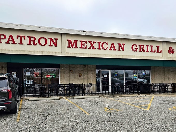 El Patron's unassuming storefront hides culinary treasures within, like finding a diamond in a strip mall setting.