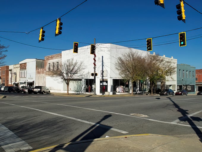 Downtown Cordele stands like a time capsule with its historic brick buildings, where modern life moves at a refreshingly unhurried southern pace.