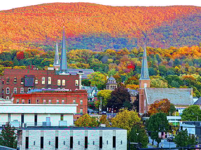 Fall in the Berkshires isn't just a season—it's a spectacular performance where every hillside and church spire gets a standing ovation.