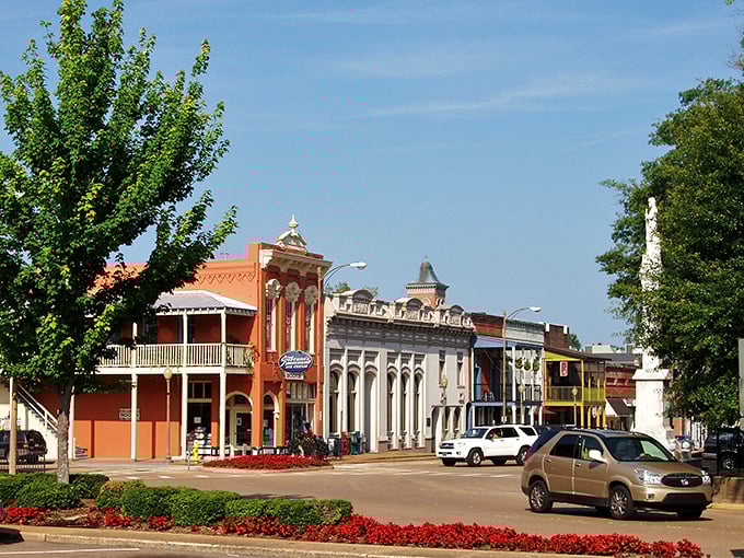 Oxford's historic downtown radiates small-town charm with a dash of architectural swagger. Southern hospitality wrapped in brick and mortar.