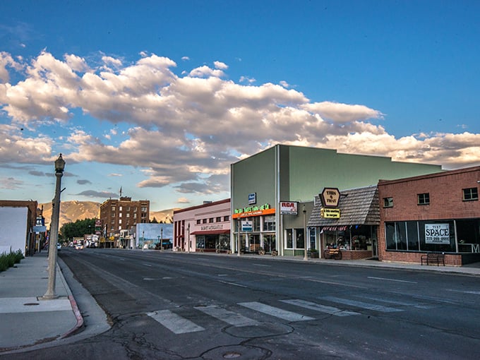 Downtown Ely at golden hour proves small-town Nevada knows how to paint a sky worth stopping for.