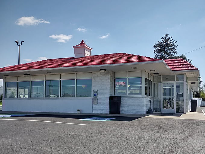 Time travel isn't science fiction at Speck's—it's what happens when you glimpse that classic red-roofed building on a sunny afternoon.
