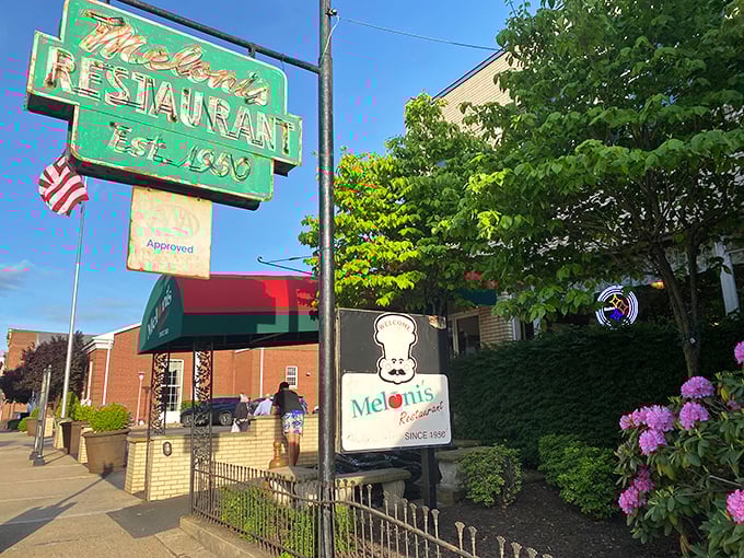The iconic green sign of Meloni's has welcomed hungry Pennsylvanians since 1950, standing as a beacon of Italian-American comfort food in Uniontown.