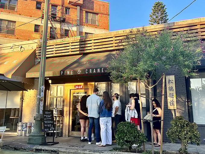 The line outside Pine & Crane isn't just a queue—it's a preview of coming attractions. Silver Lake's worst-kept secret draws food pilgrims willing to wait for Taiwanese perfection.