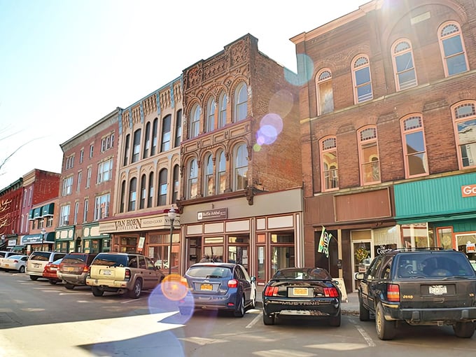 Sunlight plays across Owego's historic buildings like a spotlight on Broadway's best-kept secret. These aren't movie sets—they're the real deal.