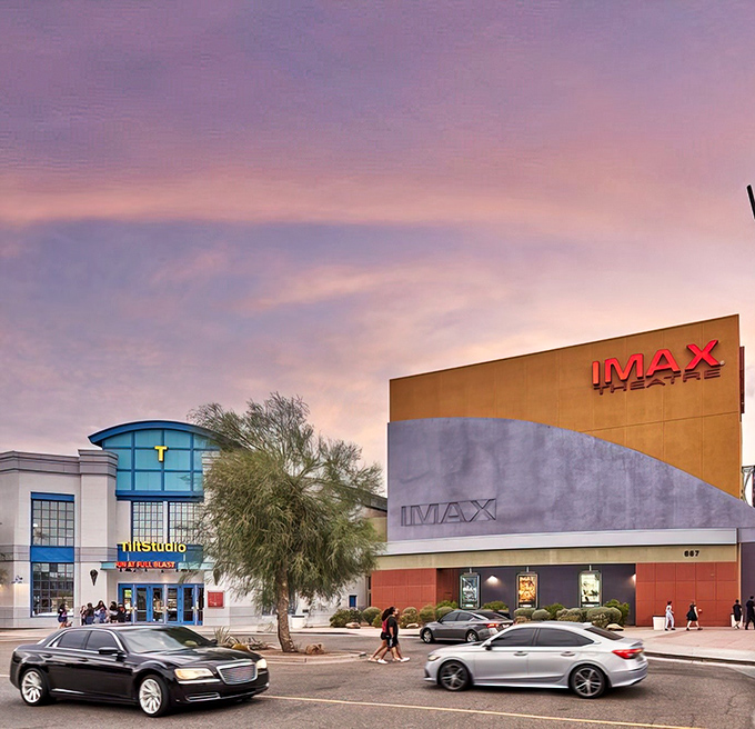 The IMAX theater at Arizona Mills stands ready to transform your ordinary movie night into a sensory experience that makes your home TV seem like watching through a keyhole.